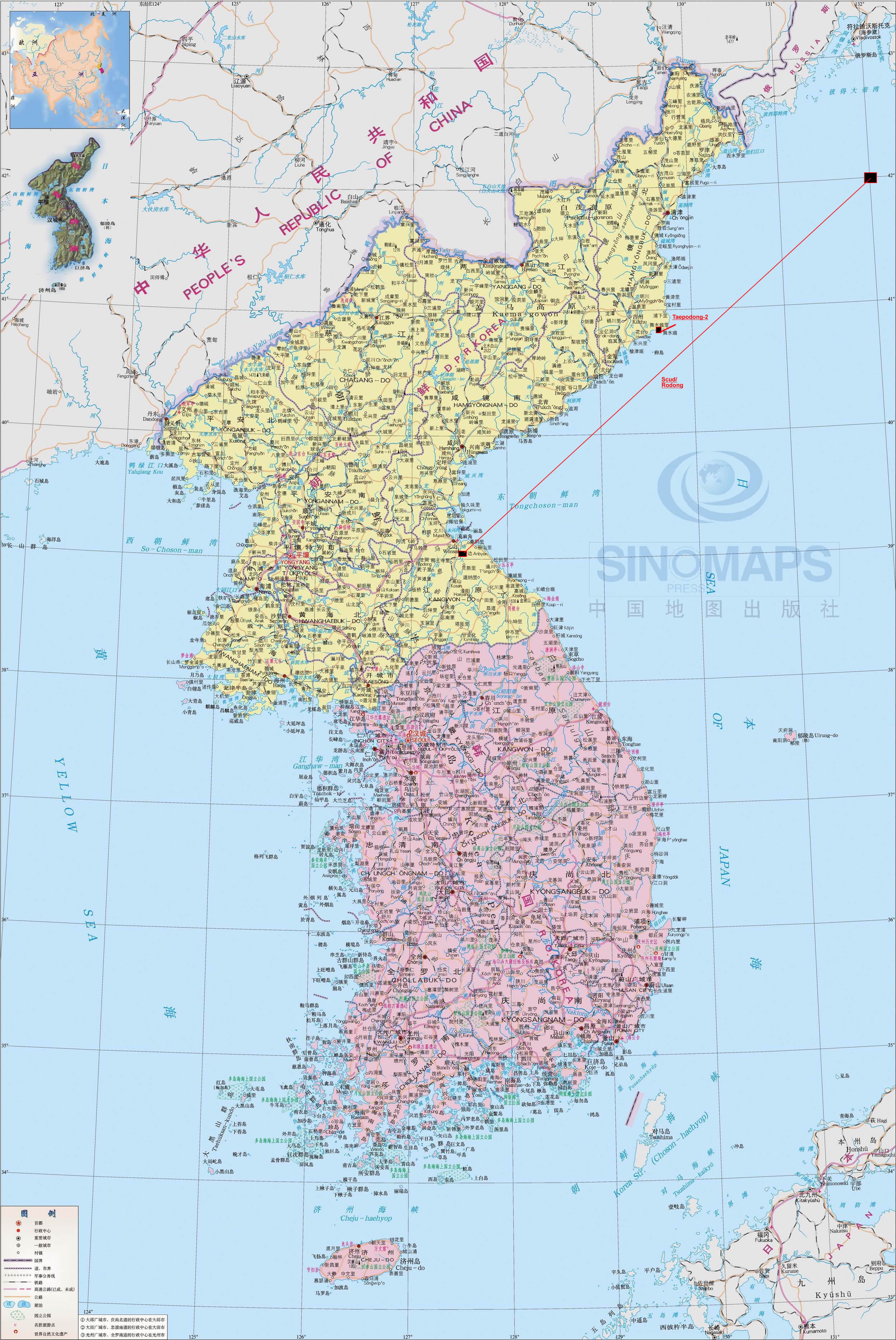 Large detailed political map of North Korea. North Korea large detailed ... Large detailed political map of North Korea. North Korea large detailed ...