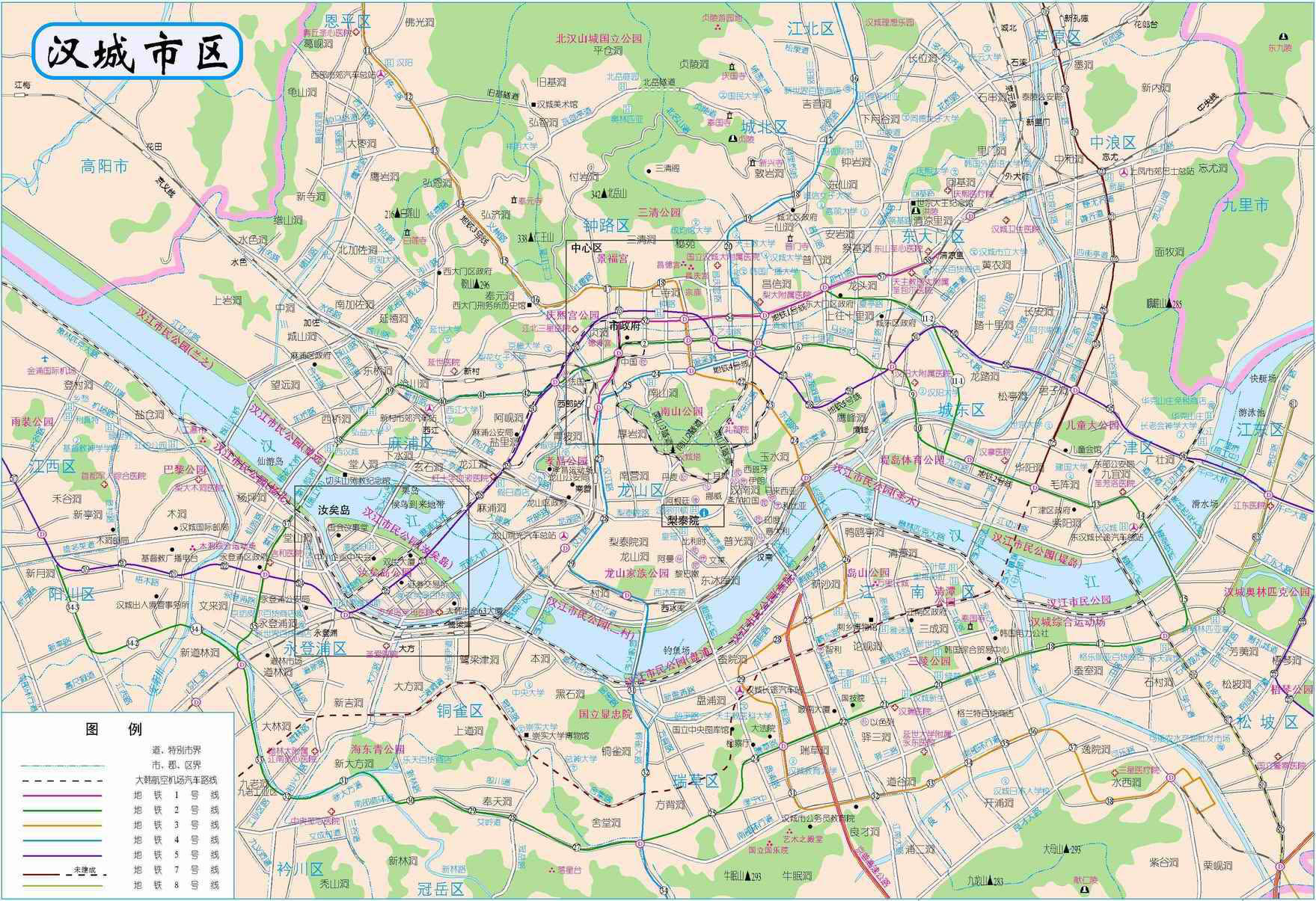 Large detailed road map of Seoul city. Seoul city large detailed road ... Large detailed road map of Seoul city. Seoul city large detailed road ...
