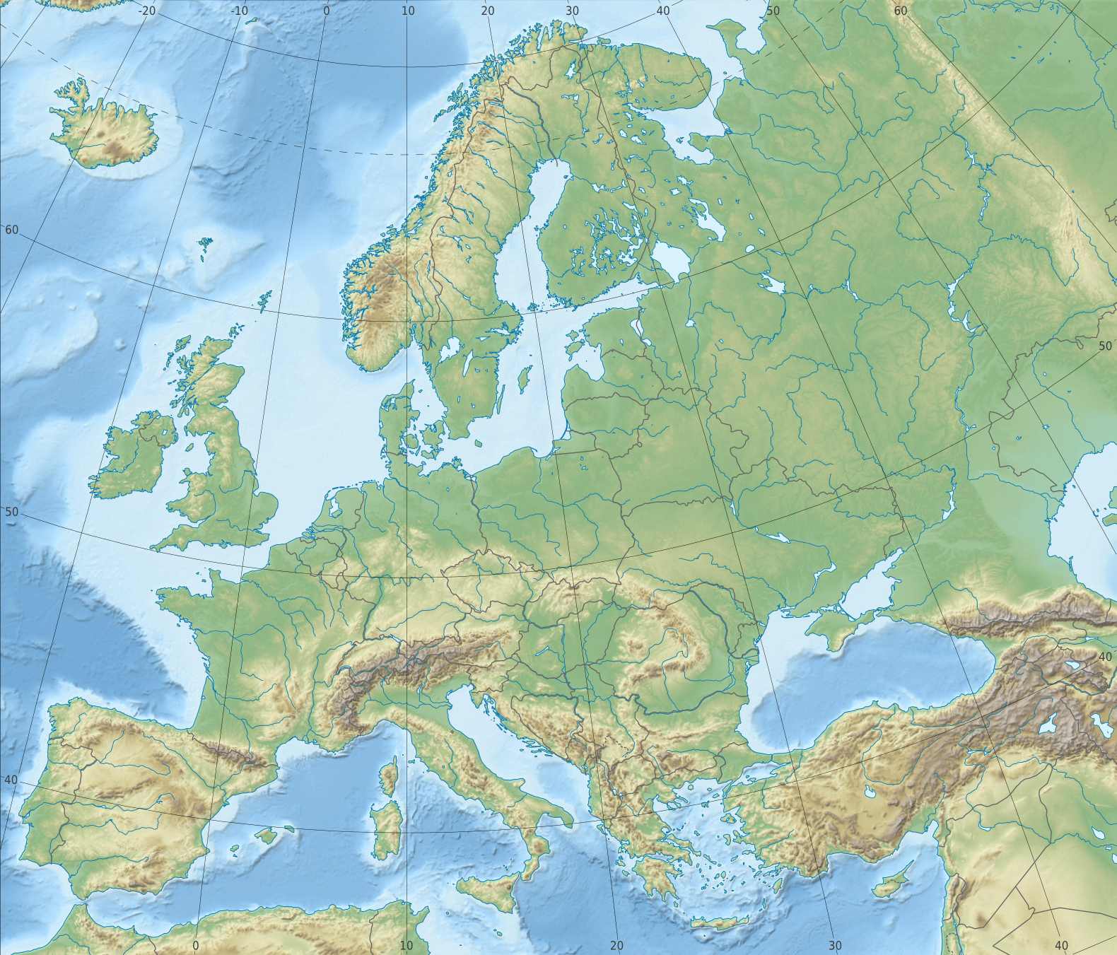 Study Maps Of Europe - Design Talk