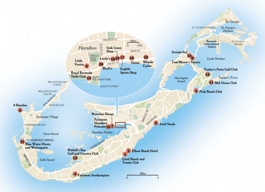 Large detailed road and travel map of Bermuda. Bermuda large detailed ... Large detailed road and travel map of Bermuda. Bermuda large detailed ...