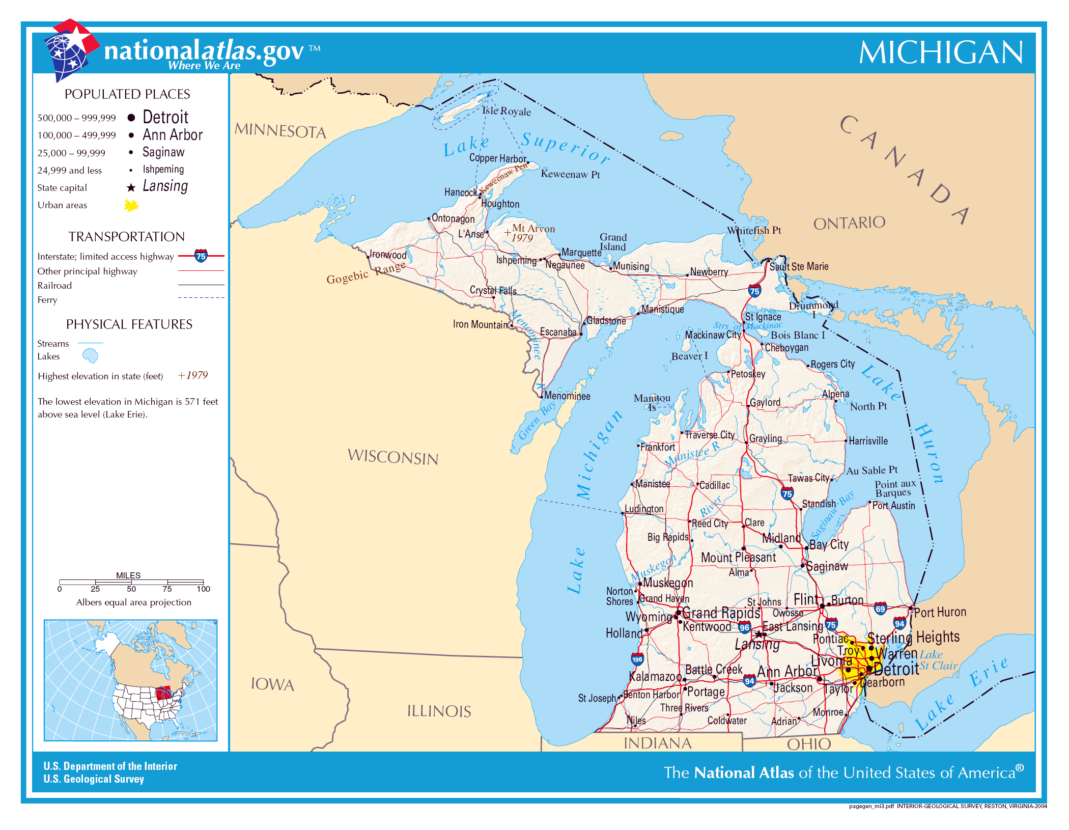 Large detailed map of Michigan state. Michigan state large detailed map ... Large detailed map of Michigan state. Michigan state large detailed map ...