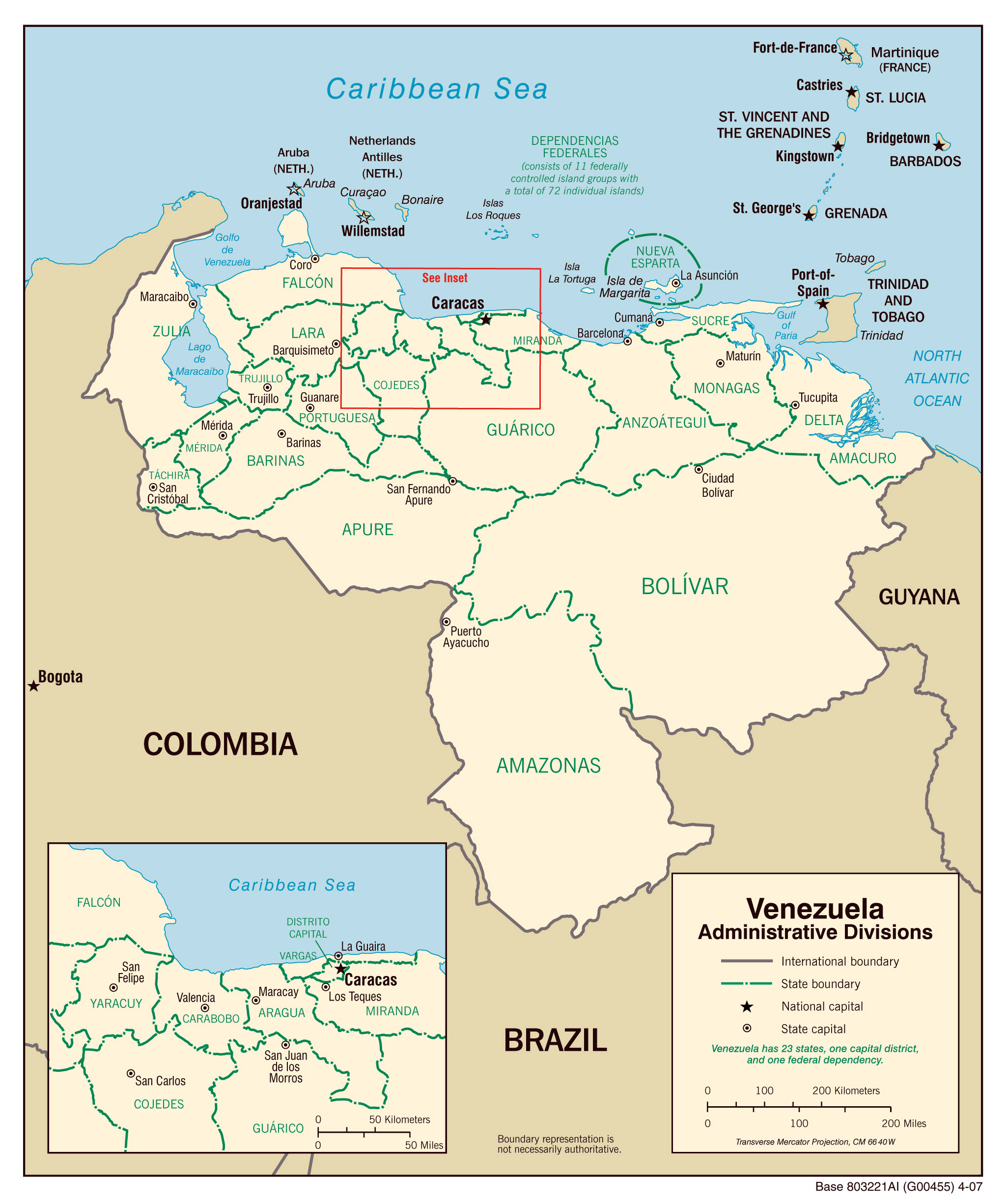 Detailed political and administrative map of Venezuela. Venezuela ... Detailed political and administrative map of Venezuela. Venezuela ...